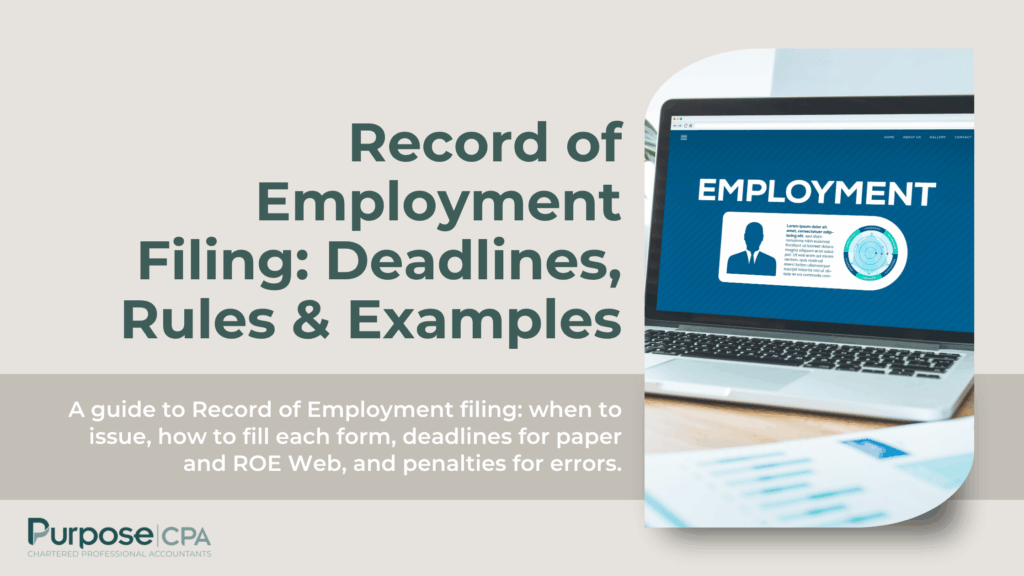 Record of Employment Filing: Deadlines, Rules & Examples - PurposeCPA